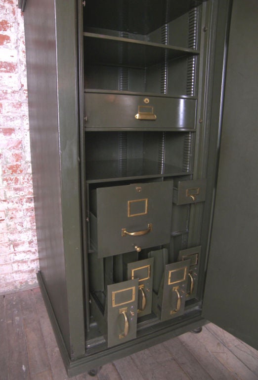 Vintage Safe / Storage Cabinet at 1stDibs