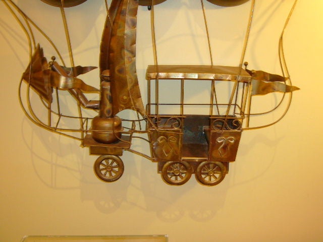 Wall Sculpture Fantastic Flying Machine at 1stDibs