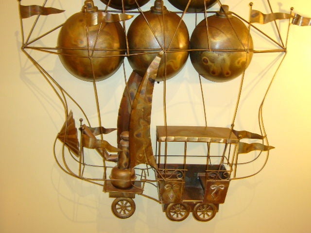 Wall Sculpture Fantastic Flying Machine at 1stDibs