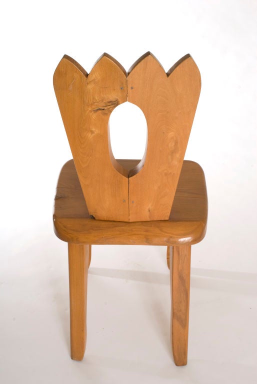 Set of Four Elm "Alpine" Chairs at 1stDibs