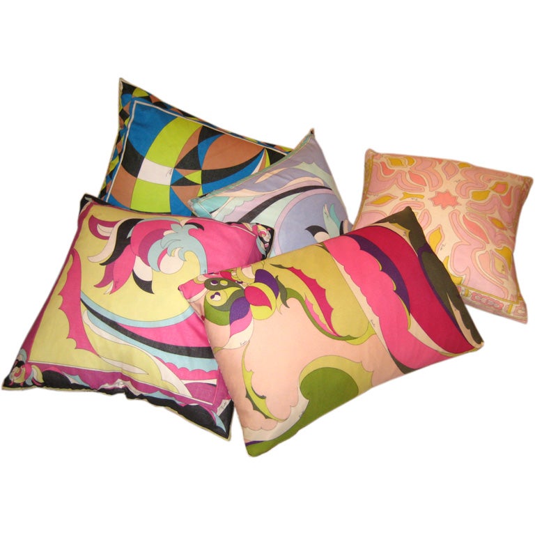 Five Pucci Pillows at 1stDibs