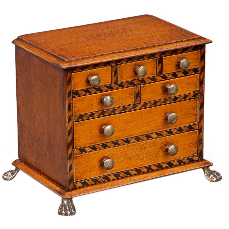 English Miniature Chest For Sale at 1stdibs