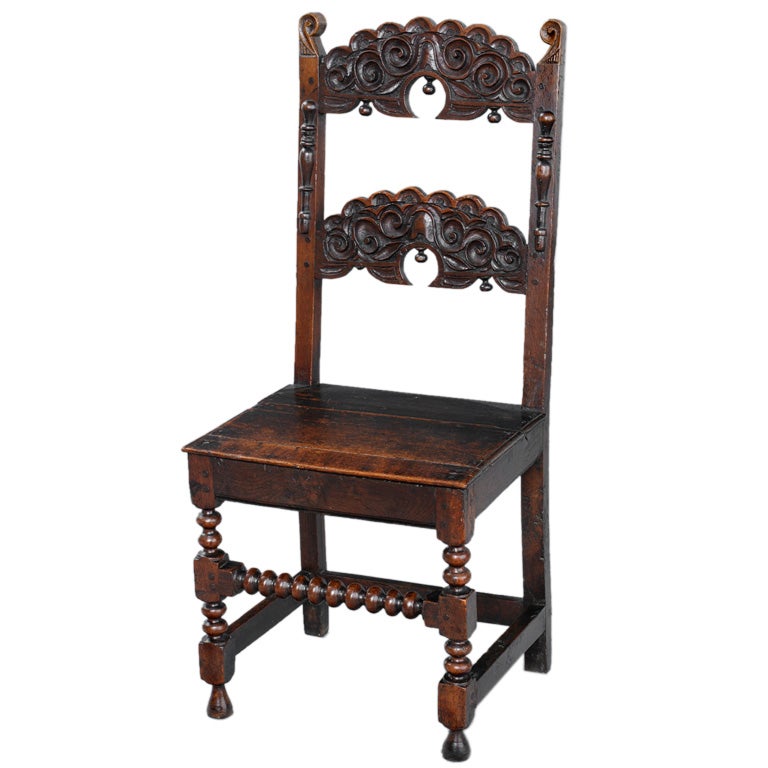 English South Yorkshire Back Stool at 1stDibs