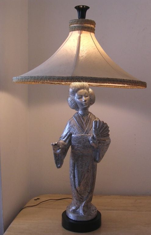 Pair of Geisha Lamps at 1stDibs