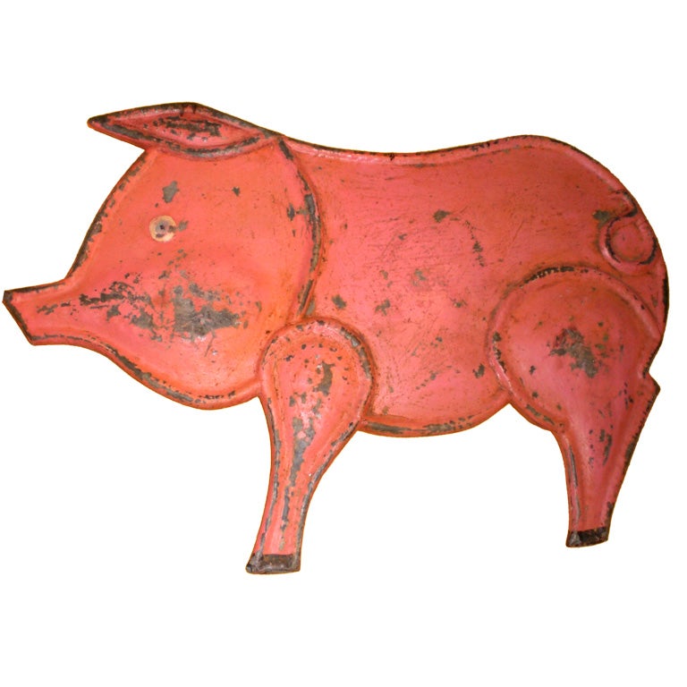 Pig Trade Sign - 5 For Sale on 1stDibs | pigy trade