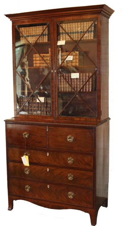 Grand English Secretaire. at 1stDibs