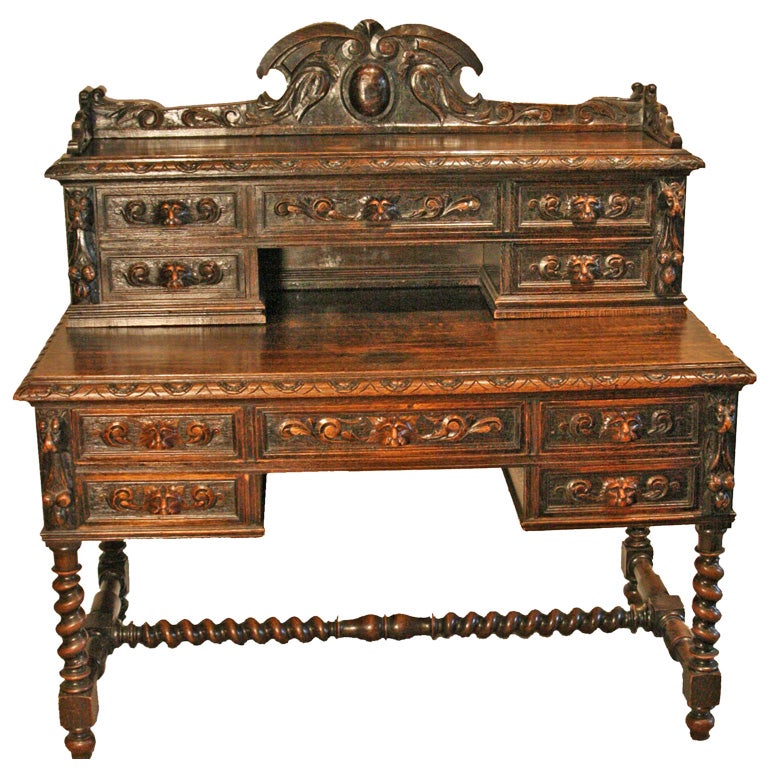 Jacobean style Writing Desk at 1stDibs