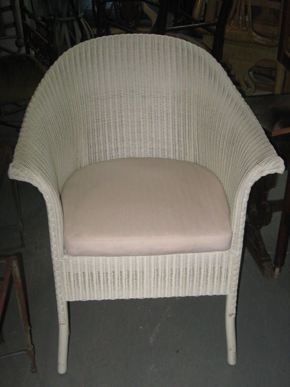 Set od Six Vintage Lloyd Loom Chairs at 1stDibs
