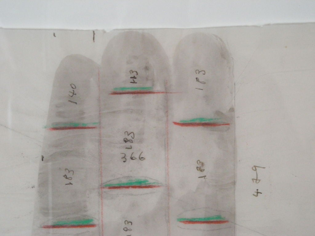 RARE AND IMPORTANT LE CORBUSIER "OPEN HAND" DRAWING at 1stDibs