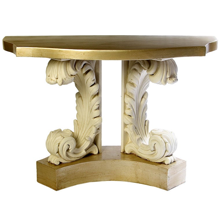 SALE! Scroll Console Table at 1stDibs