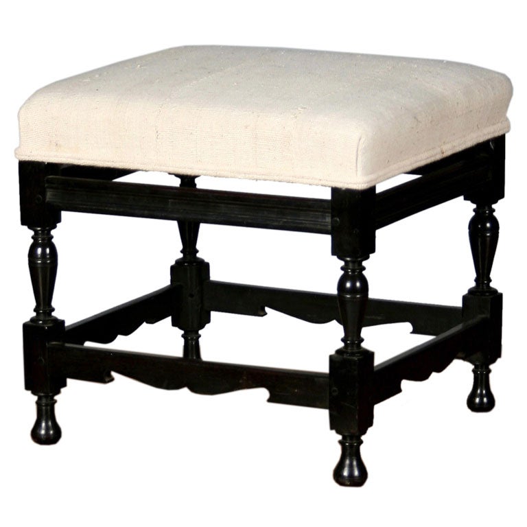 Anglo-Indian Ebony Stool at 1stDibs
