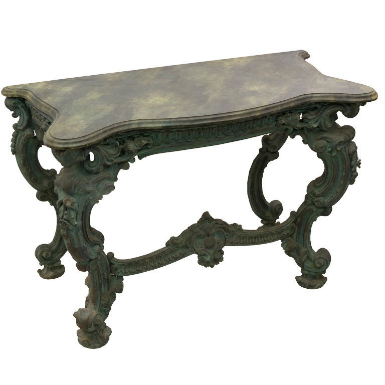Cast Iron Console Table at 1stDibs