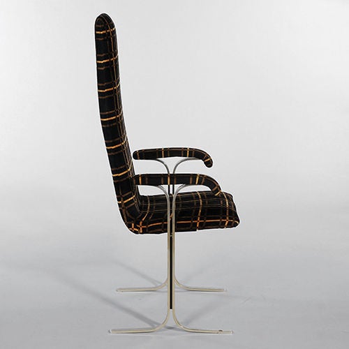 Set of Eight High Back Dining Chairs at 1stDibs