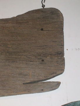 Unusual Wooden Whale Trade Sign at 1stDibs