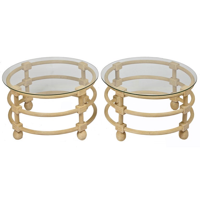 Rare Pair Of Jay Spectre Tables at 1stDibs
