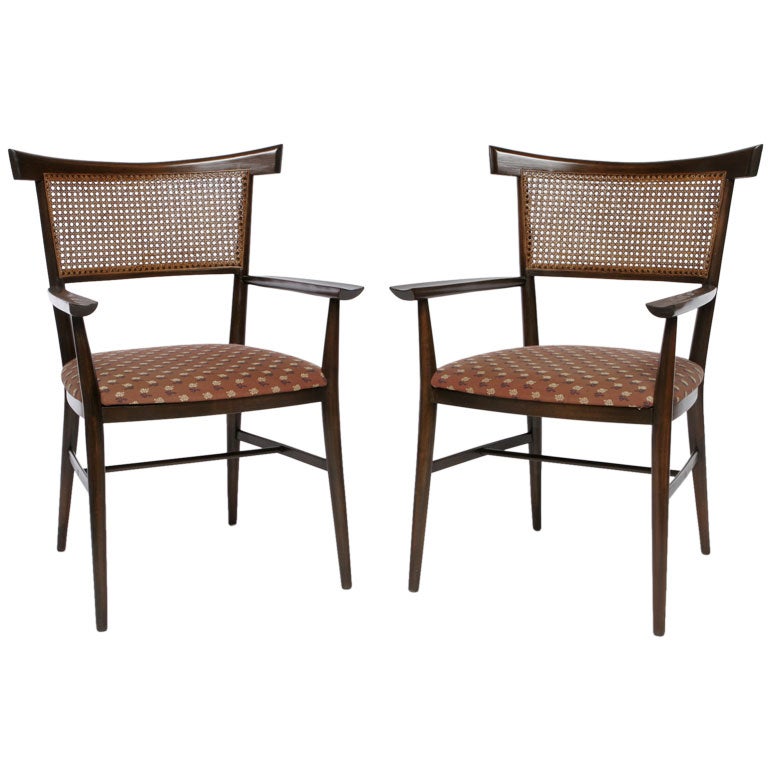 Pair Of Paul McCobb Arm Chairs at 1stDibs