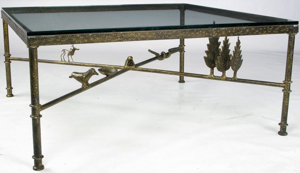 Iron Coffee Table In The Manner Of Diego Giacometti at 1stDibs | diego ...