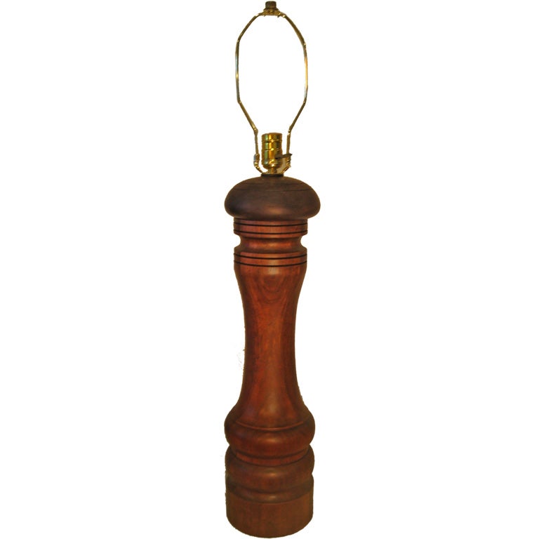 Whimsical Pepper Mill Lamp For Sale at 1stDibs