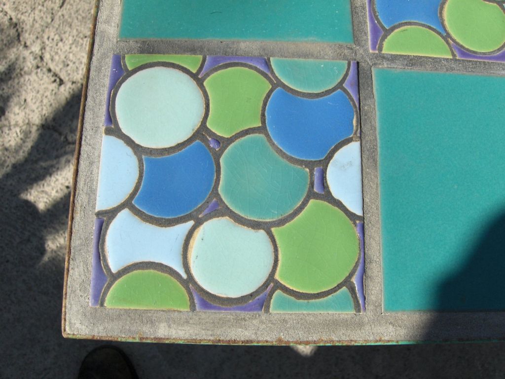 Tim Burton Tile Top Table at 1stDibs | tim burton furniture, burton tiles