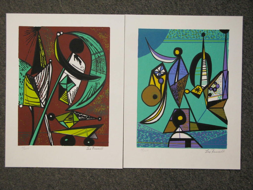 Portfolio of Leo Russell Abstractions, 1970s For Sale at 1stDibs | leo ...