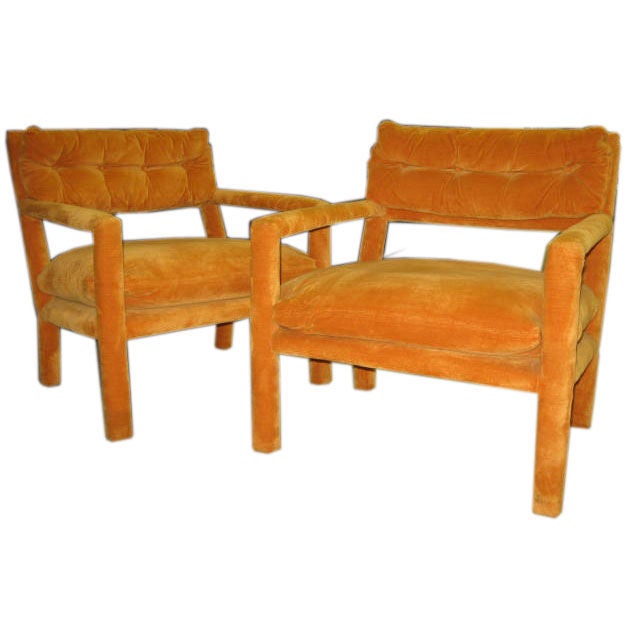 Pair of Parsons Arm Chairs at 1stDibs