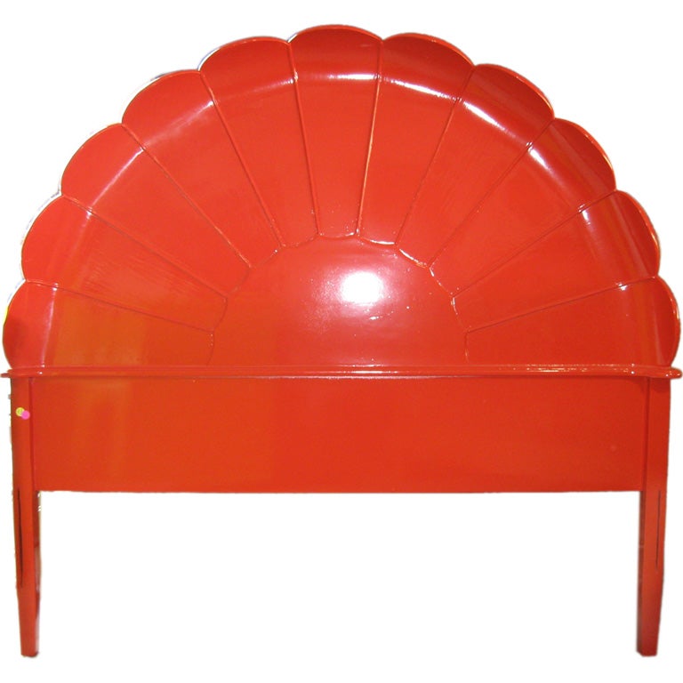 Fabulous Lacquered Shell Headboard at 1stDibs