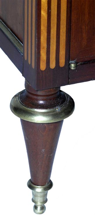 Mahogany Serving Cabinet Signed Jean-Baptiste Gamichon at 1stDibs