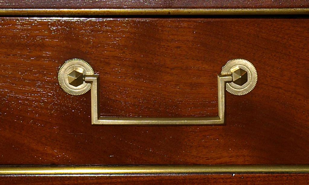 Mahogany Serving Cabinet Signed Jean-Baptiste Gamichon at 1stDibs