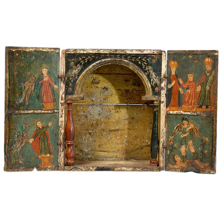 18th Century Spanish Colonial Altar Niche at 1stDibs