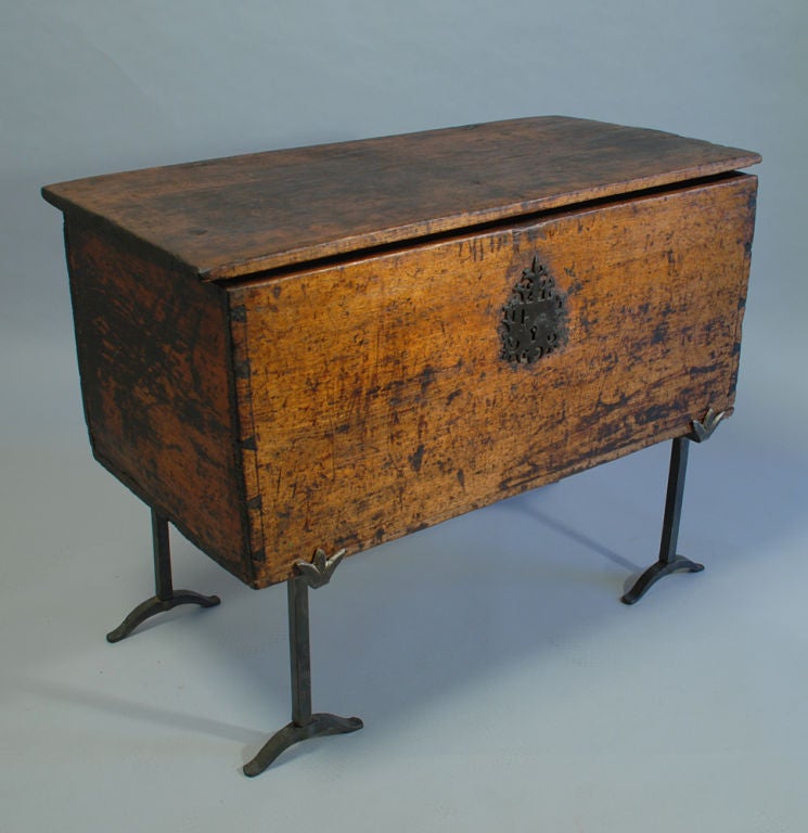 Spanish Colonial Six Panel Cedar Chest at 1stDibs