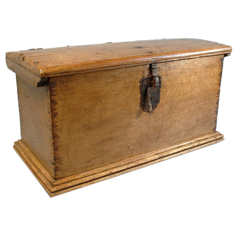 Spanish Colonial Six Panel Cedar Chest at 1stDibs