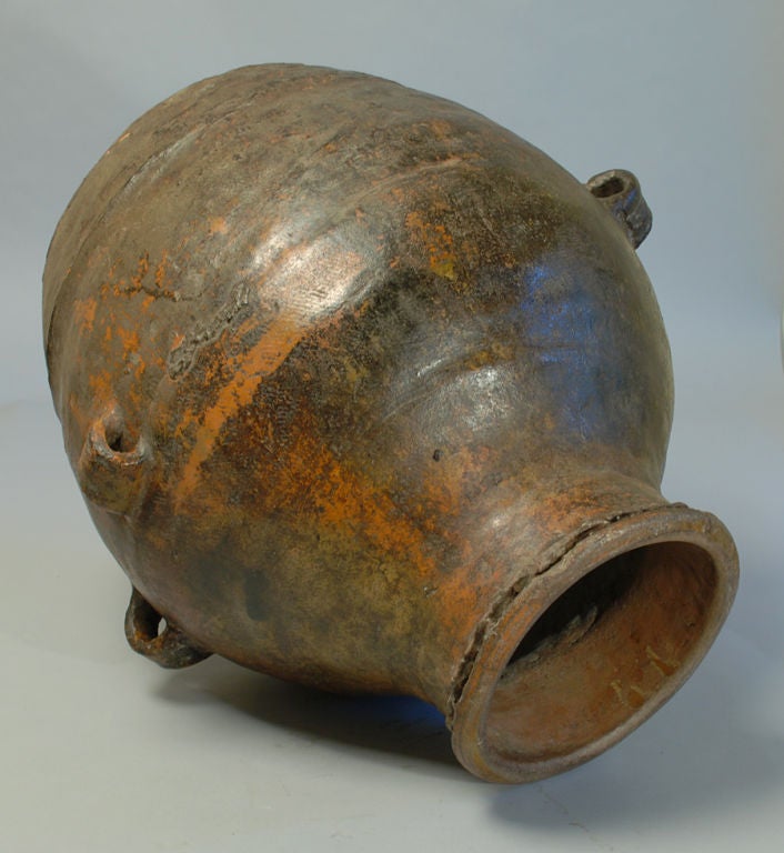 Large Antique Guatemalan Tinajera - Water Pot at 1stDibs