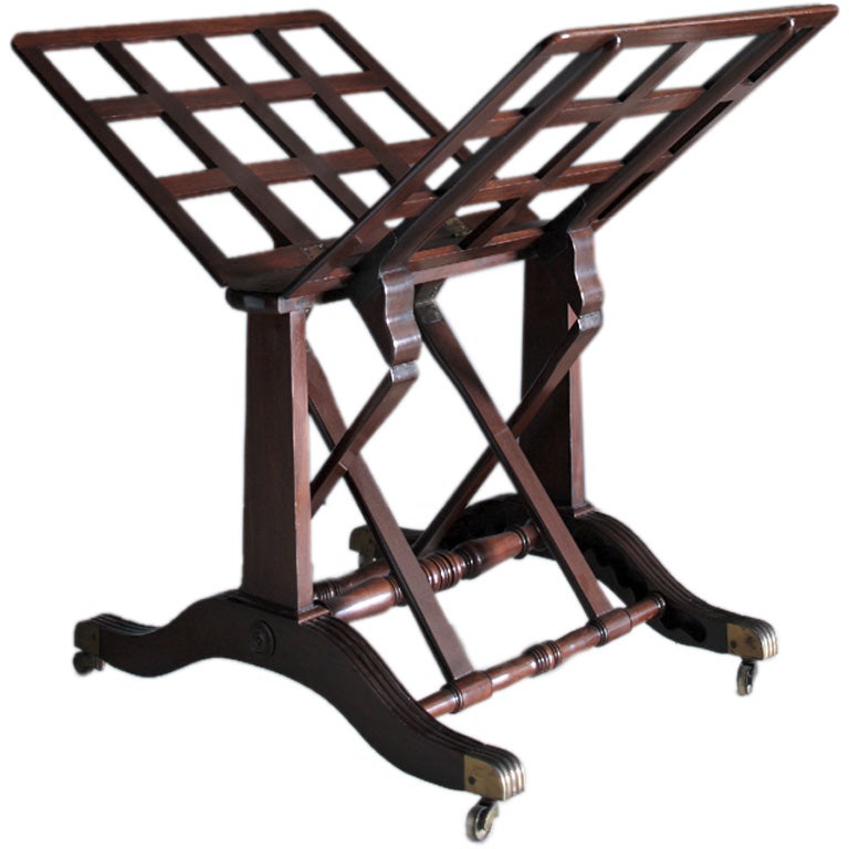 A late Regency Folio Stand at 1stDibs
