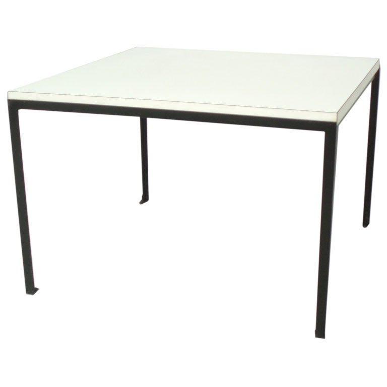 Iron T bar with Laminate Top Table by Florence Knoll at 1stDibs | bar ...