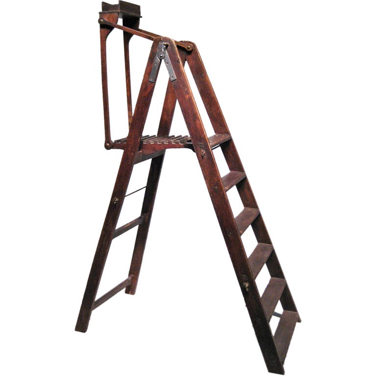 French Library or Artist Ladder at 1stDibs