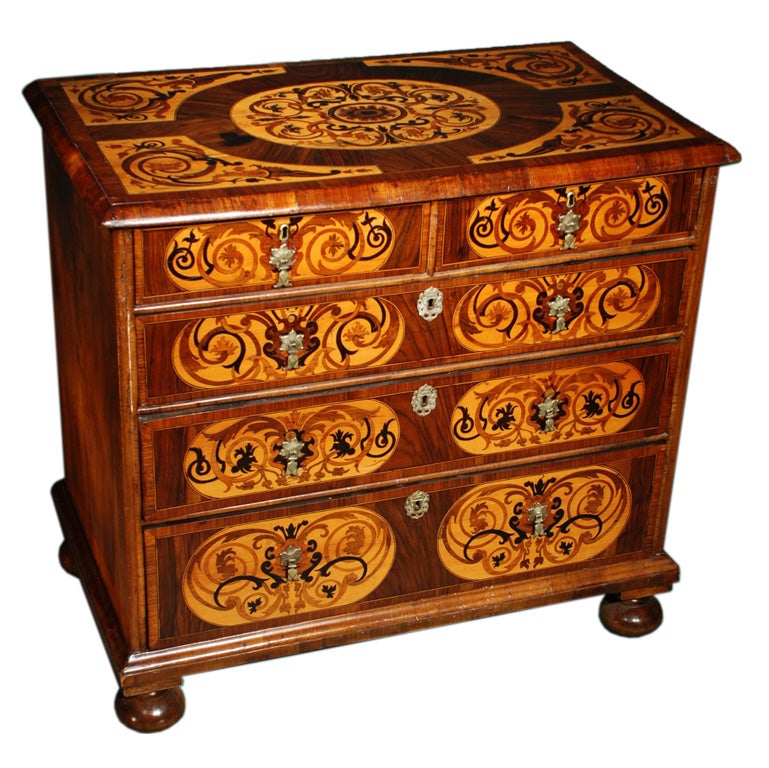 MARQUETRY CHEST at 1stDibs