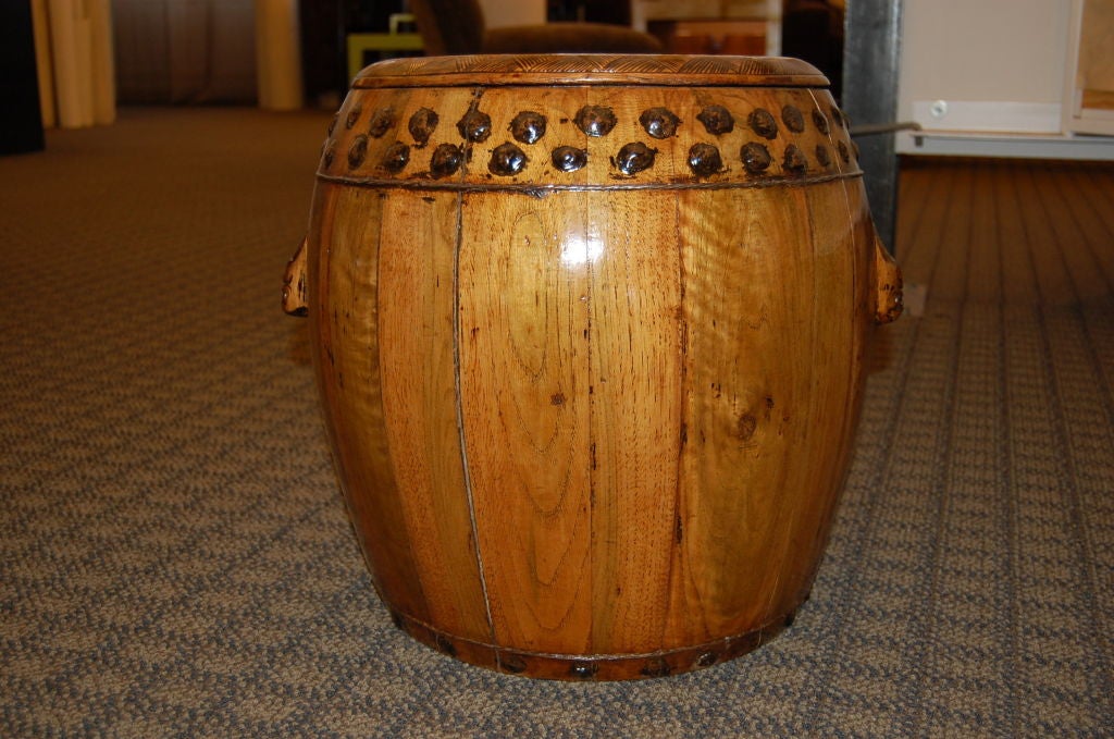 c. 1900 Chinese Rice Storage Barrel at 1stDibs