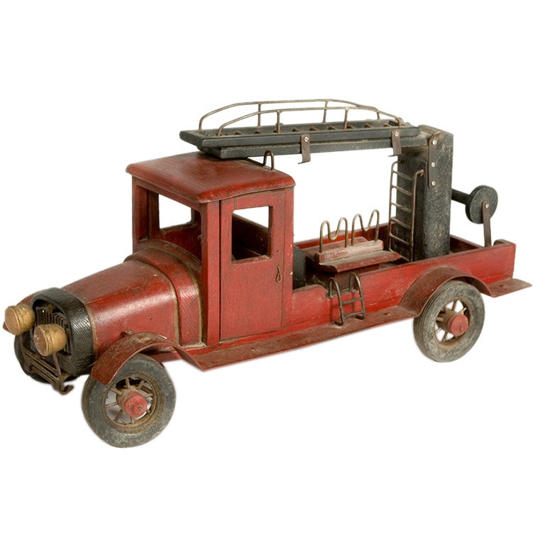 Vintage Toy Fire Engine at 1stDibs