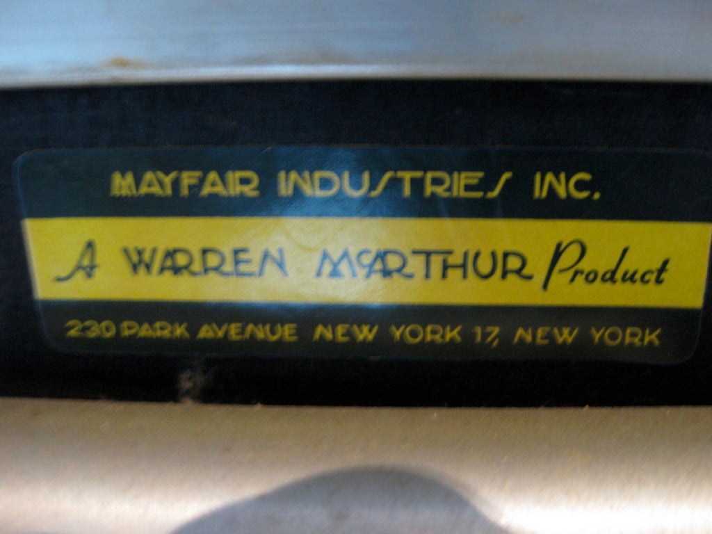 Set of 4 Warren McArthur Aluminum Folding Chairs Signed at 1stDibs