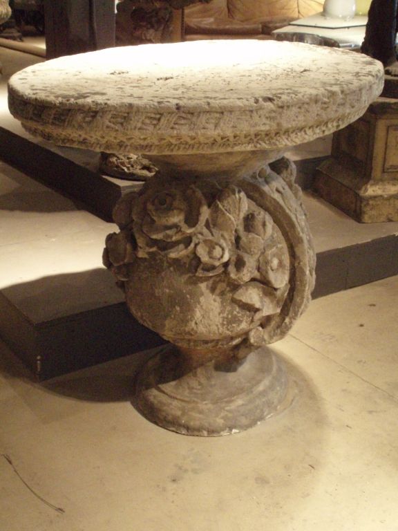 Late 18th century Italian carved stone table For Sale at 1stDibs
