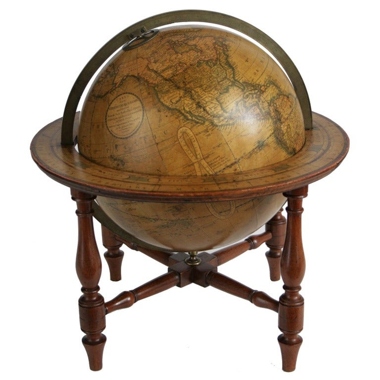 Pair of Regency globes. at 1stDibs