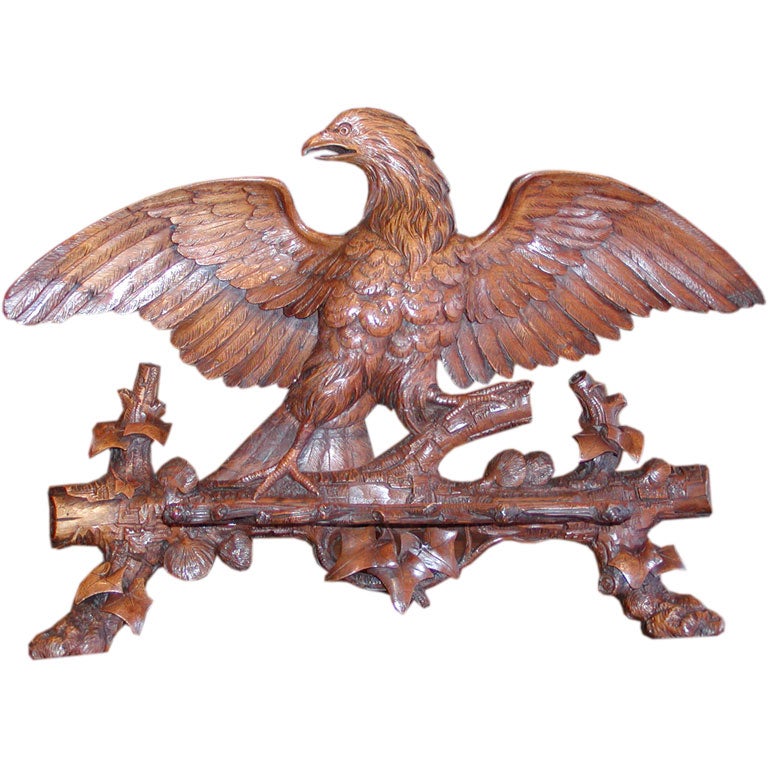 a Black Forest lectern, carved to resemble an eagle For Sale at 1stDibs
