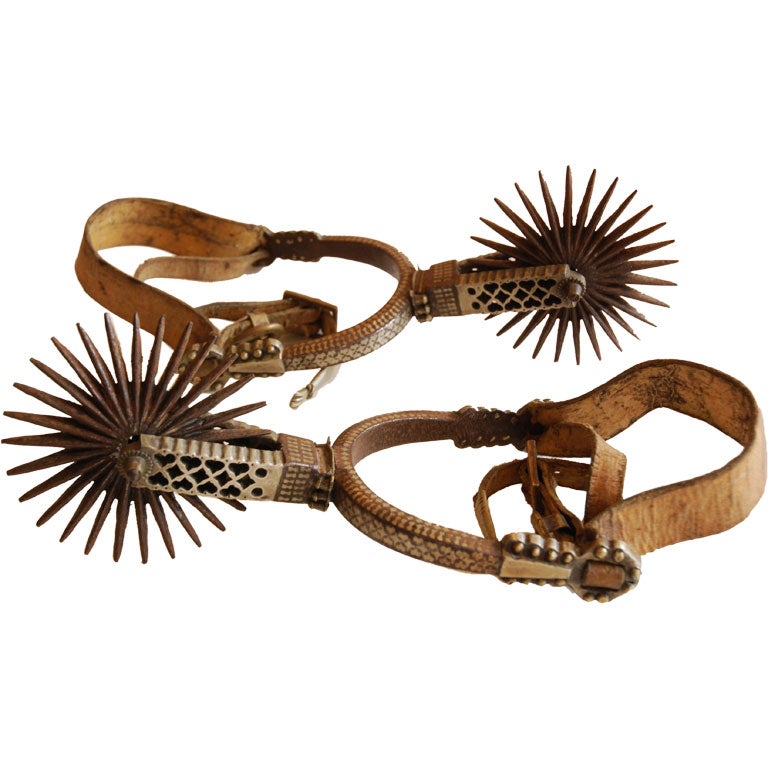 a pair of early dress spurs For Sale at 1stDibs