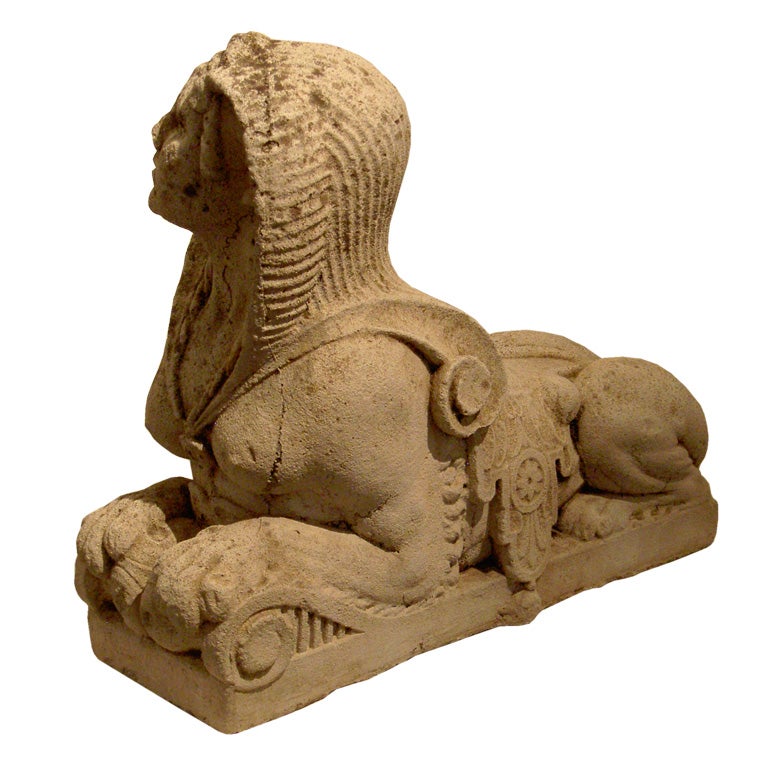 Set of Four Garden Sphinx For Sale at 1stDibs