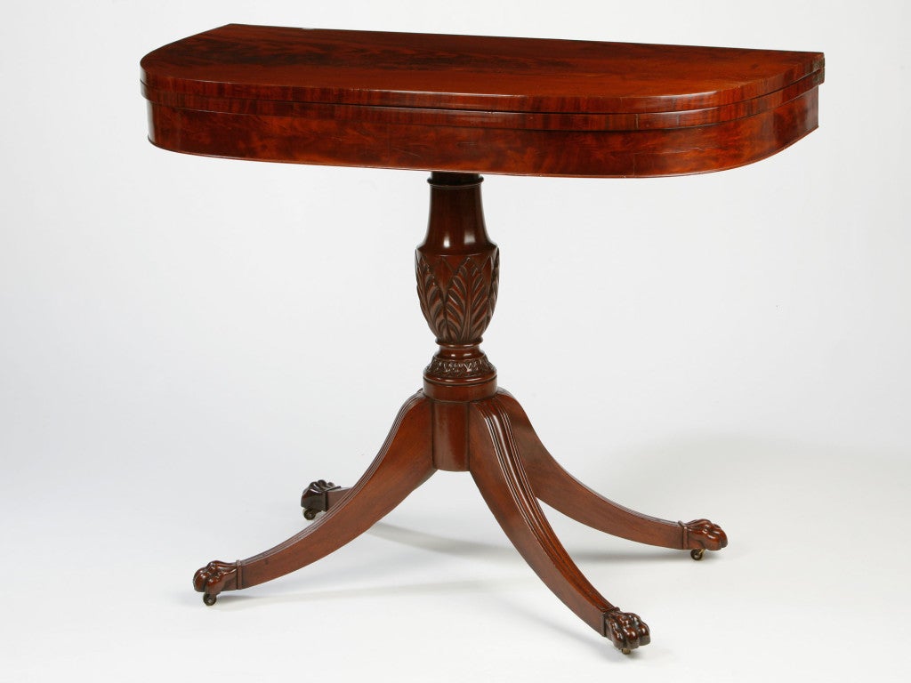 New York Classical card table at 1stDibs