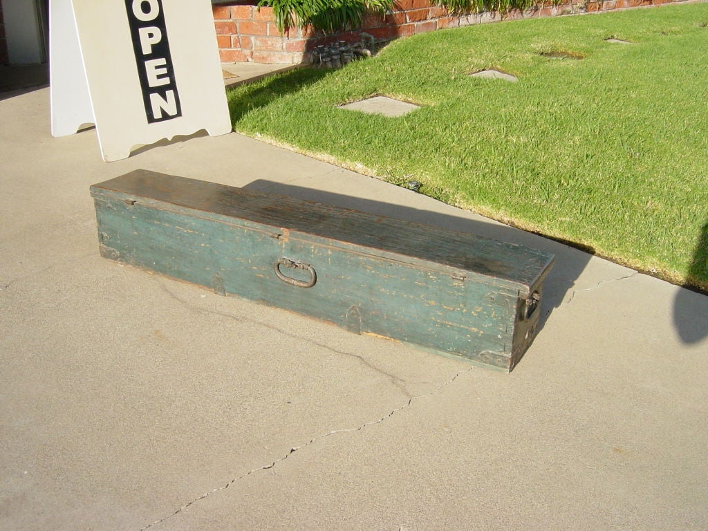 Painted Spanish Rifle Chest For Sale at 1stDibs