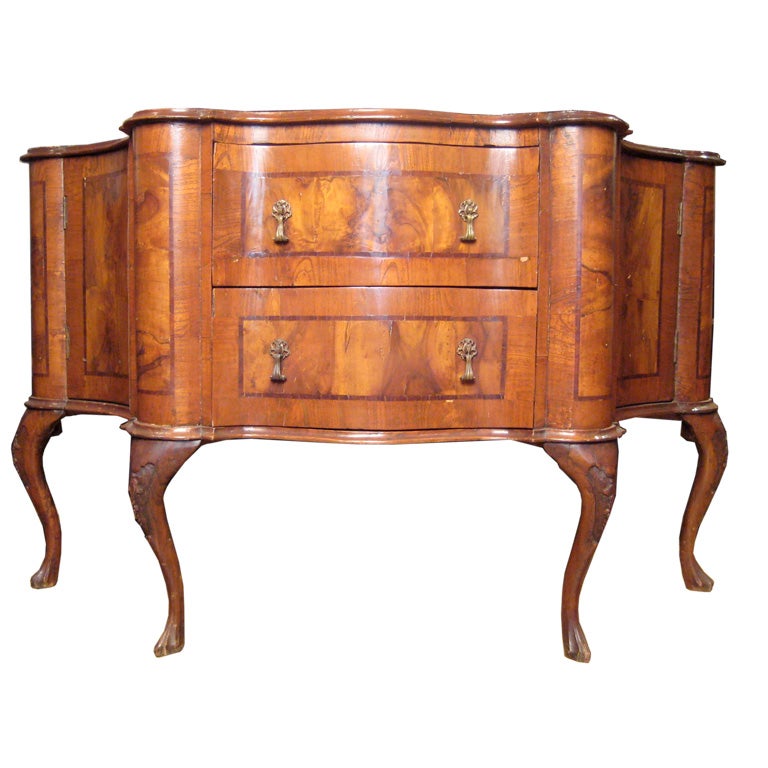 Serpentine Italian Commode at 1stDibs