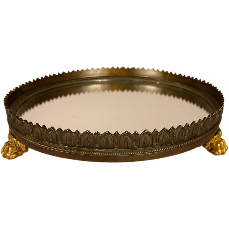 Empire bronze plateau at 1stDibs
