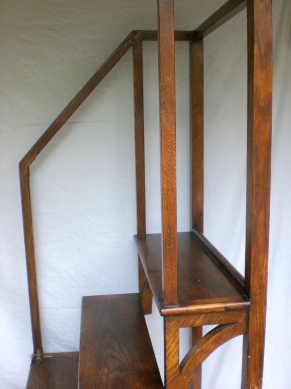 Antique Mahogany Library Ladder at 1stDibs | library ladder antique ...