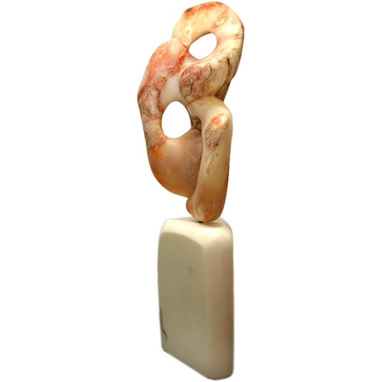 Abstract Alabaster Sculpture by Artist: Scott Donadio at 1stDibs